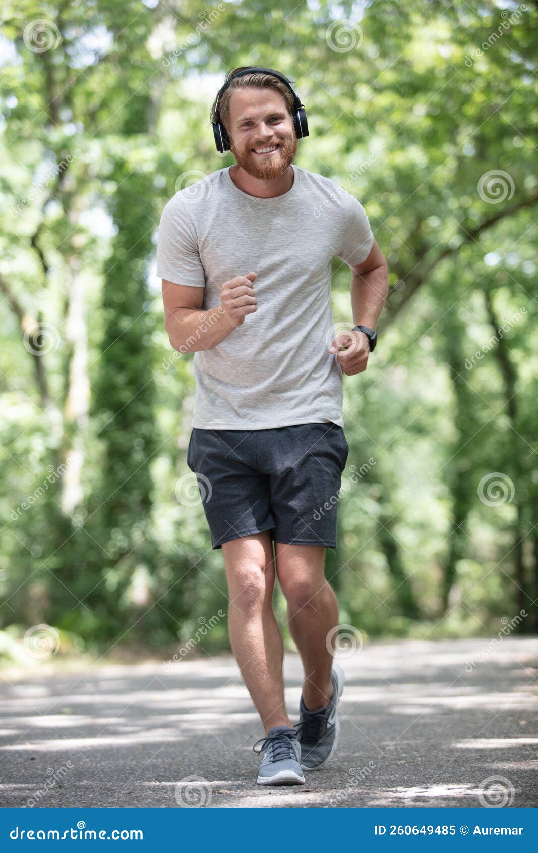 Athletic young man running stock image. Image of exercise - 260649485