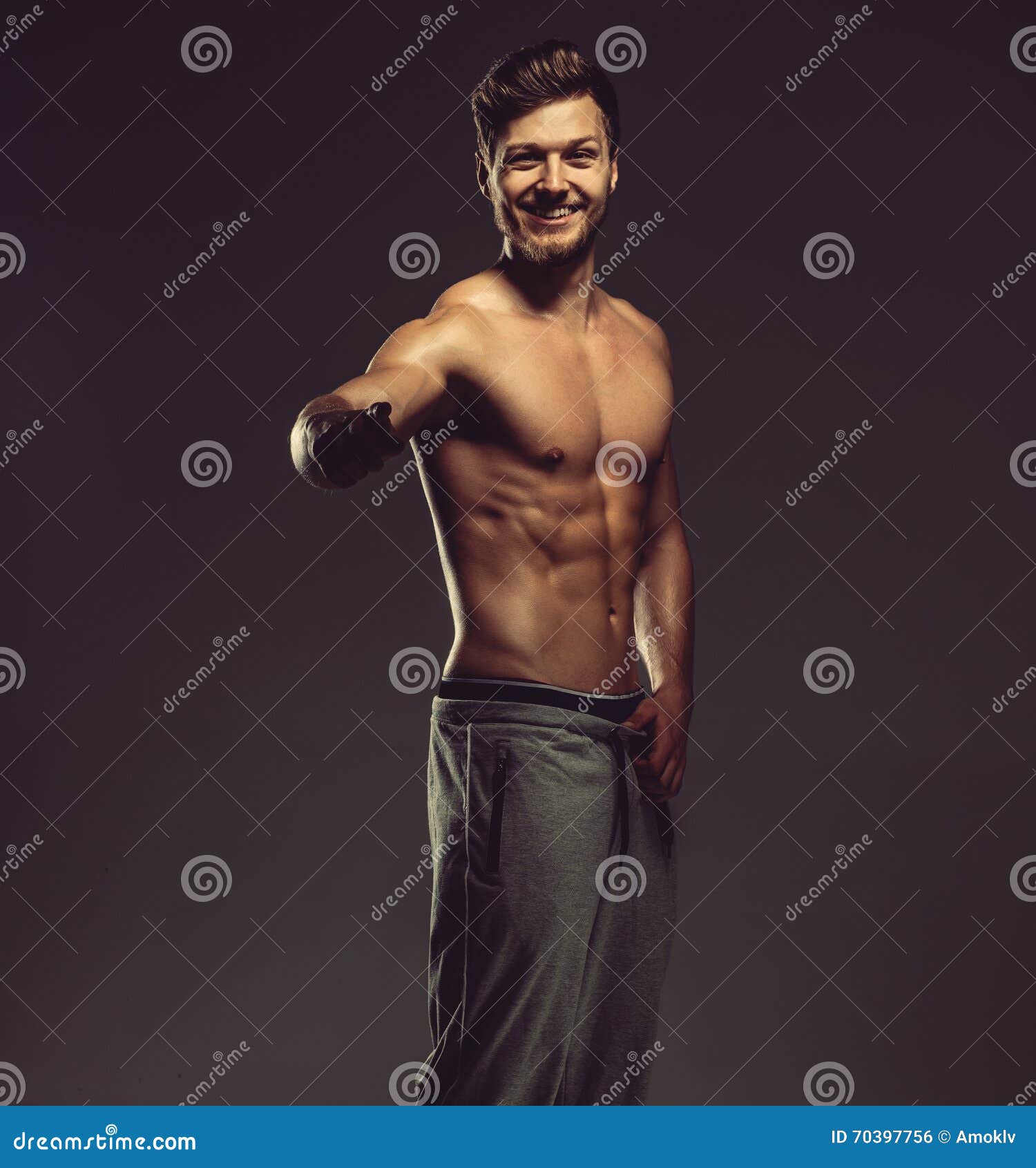 Athletic young man stock photo. Image of model, body - 70397756