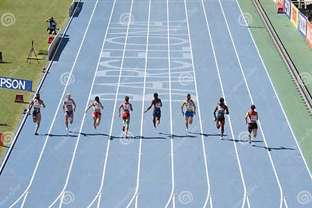 Athletics 100 meters editorial photo. Image of action - 15379076