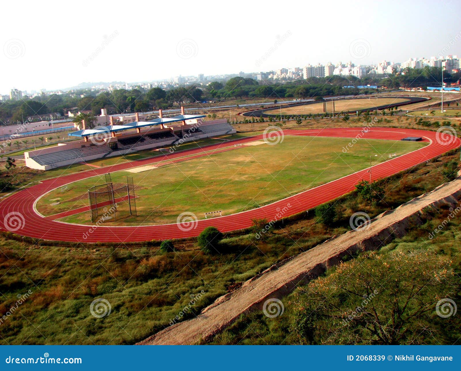 Athletics Complex stock image. Image of grass, beautiful - 2068339