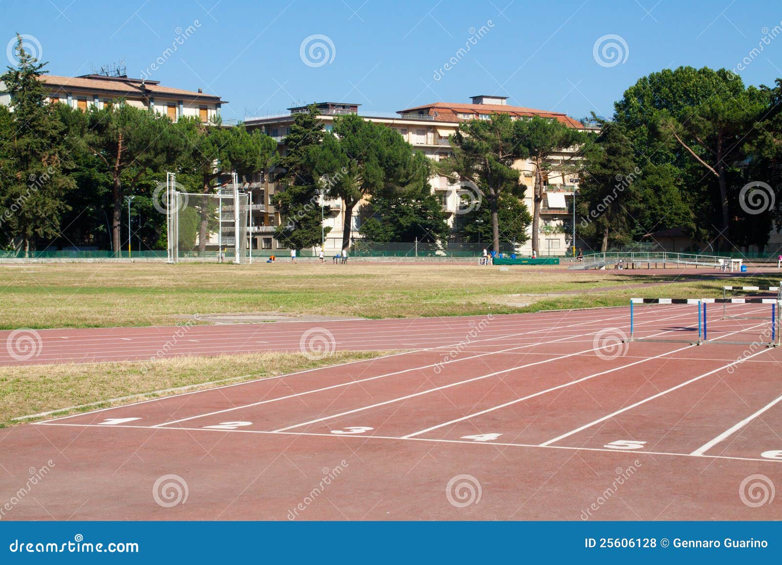 Athletics field stock photo. Image of track, avellino - 25606128