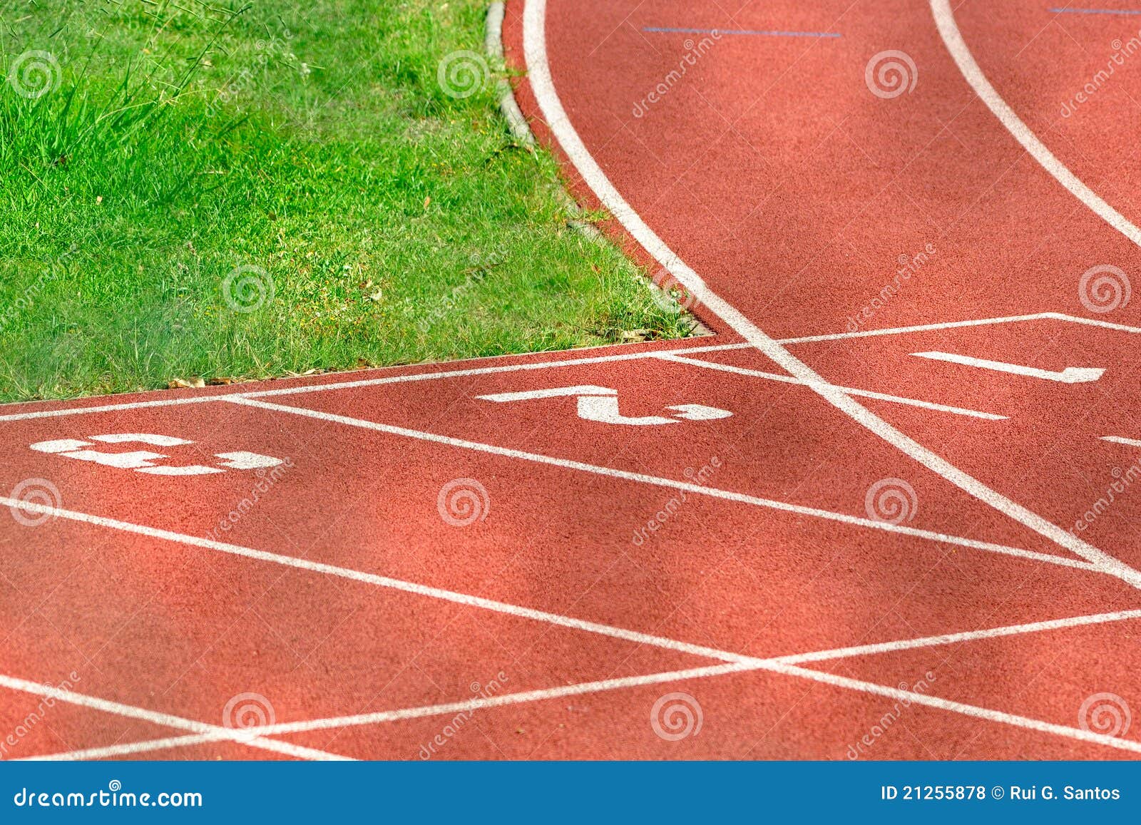 Athletics Running Track stock photo. Image of lane, sport - 21255878