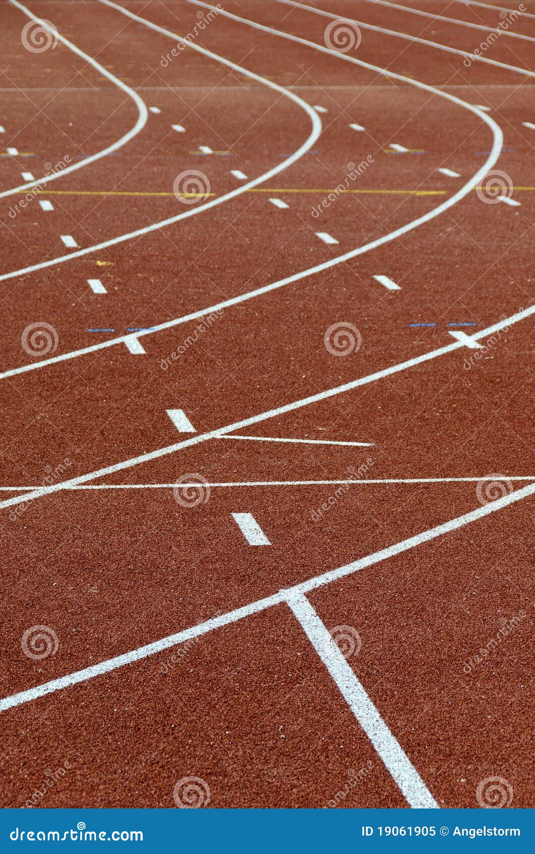Athletics running tracks stock image. Image of texture - 19061905