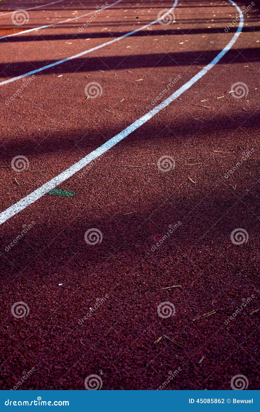 Stadium Running Track Lane Markers Sports Field Number Markings Royalty ...