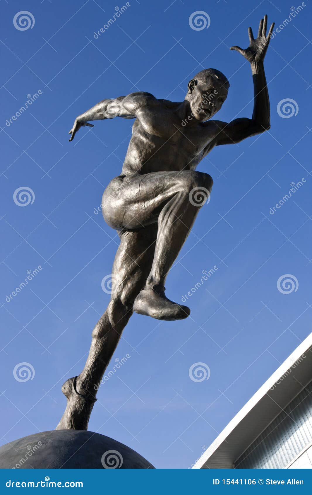 Athletics Statue - Manchester - England Editorial Photo - Image of ...