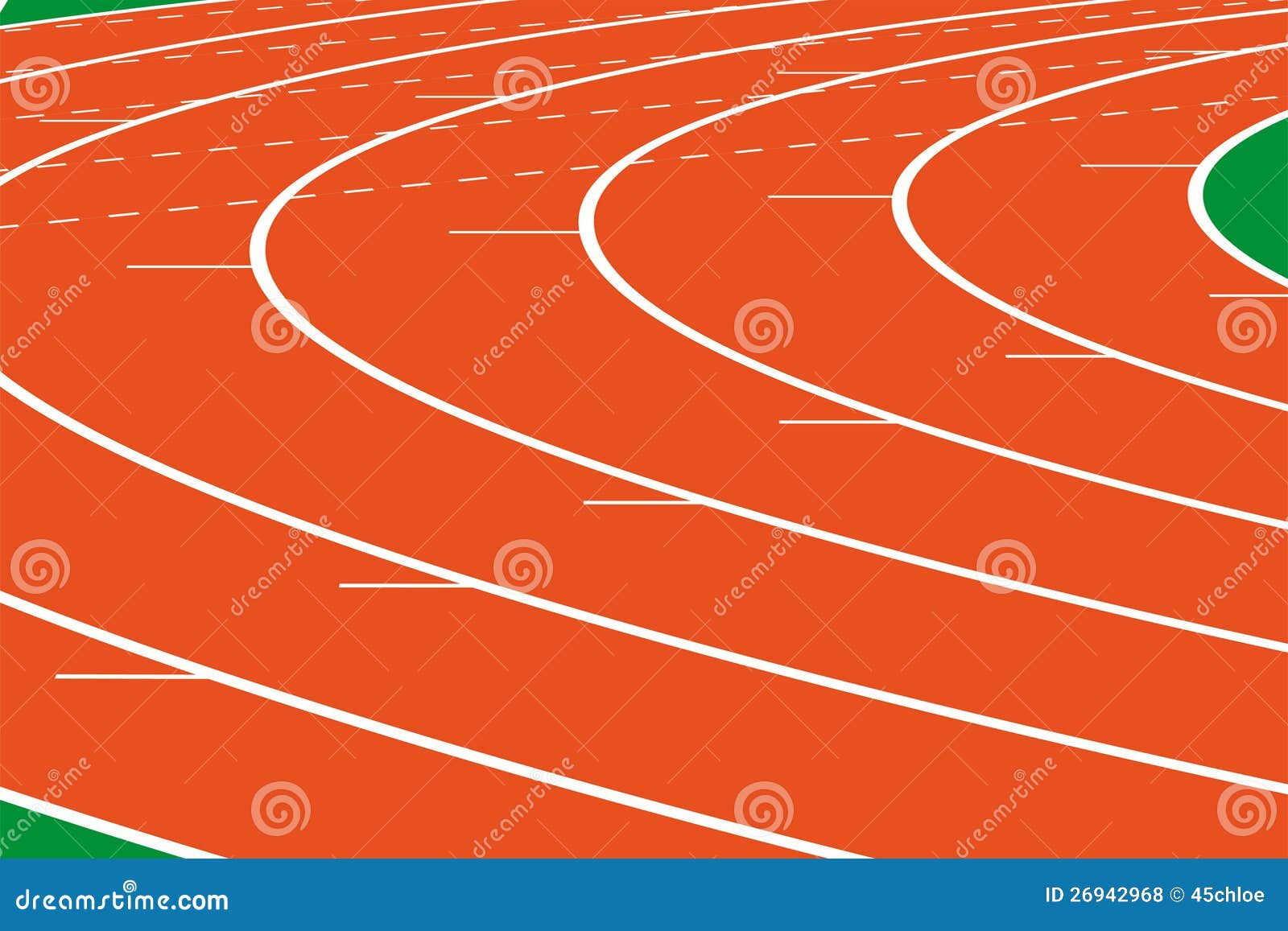 Running Track Drawing