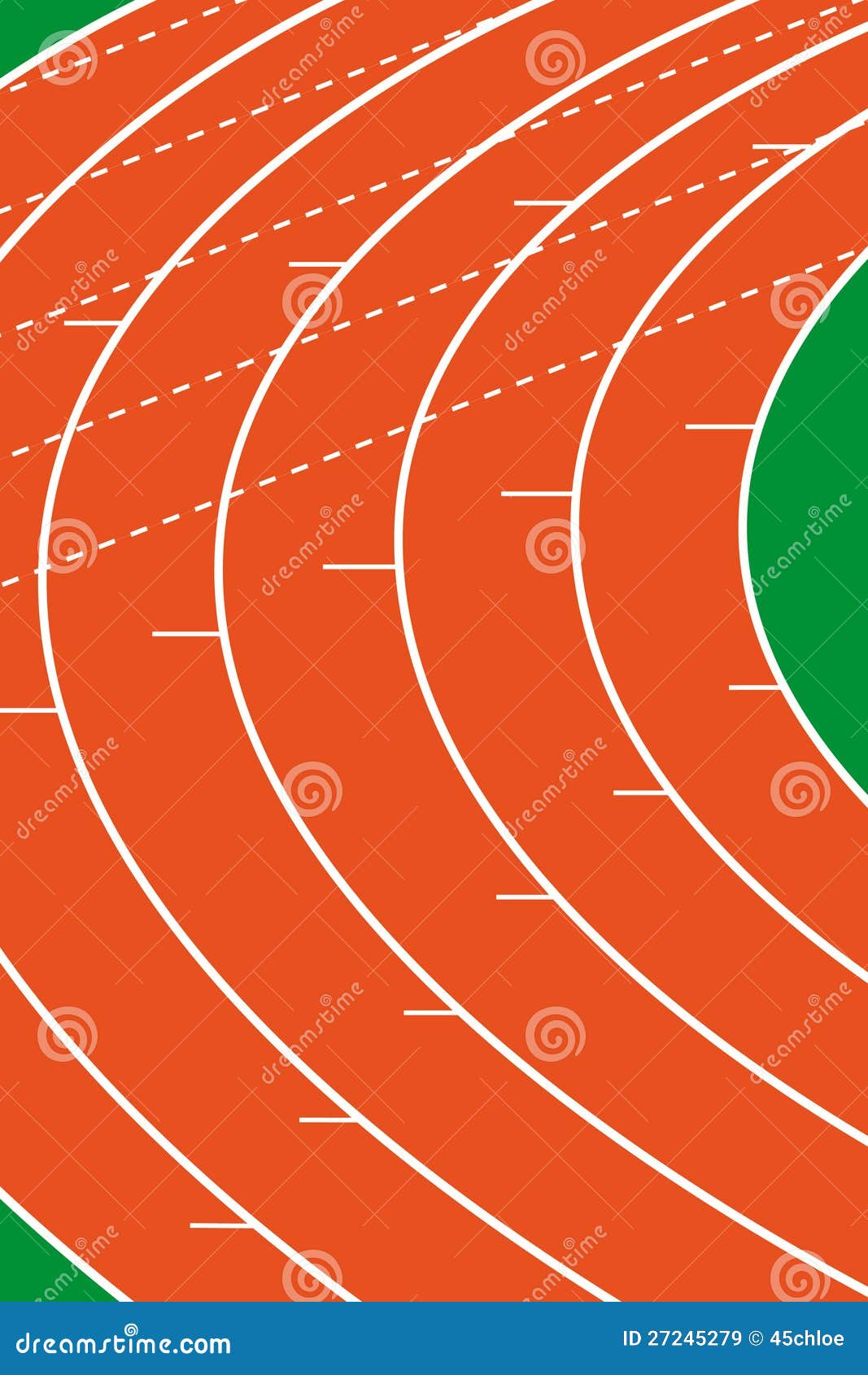 Athletics track stock illustration. Illustration of gathering - 27245279