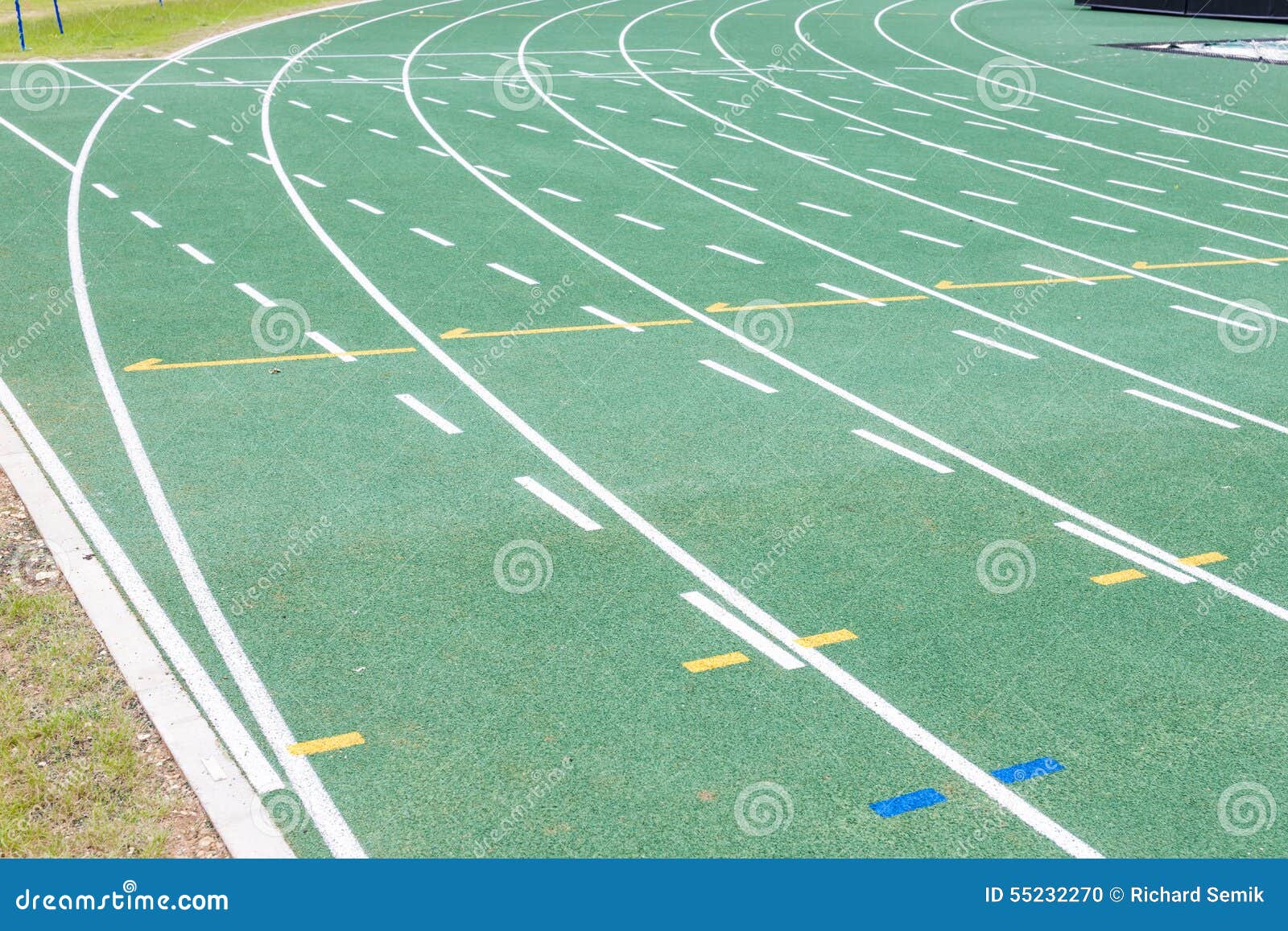 Athletics track stock photo. Image of fitness, shape - 55232270