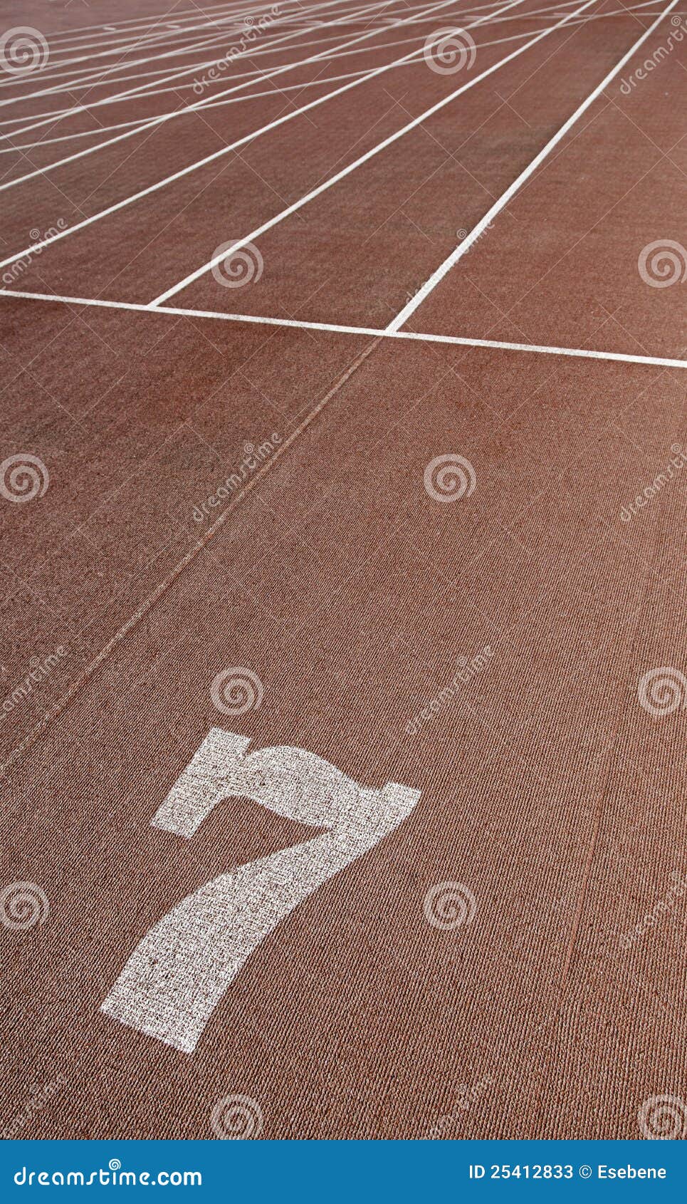 Athletics track seven stock image. Image of grass, business - 25412833