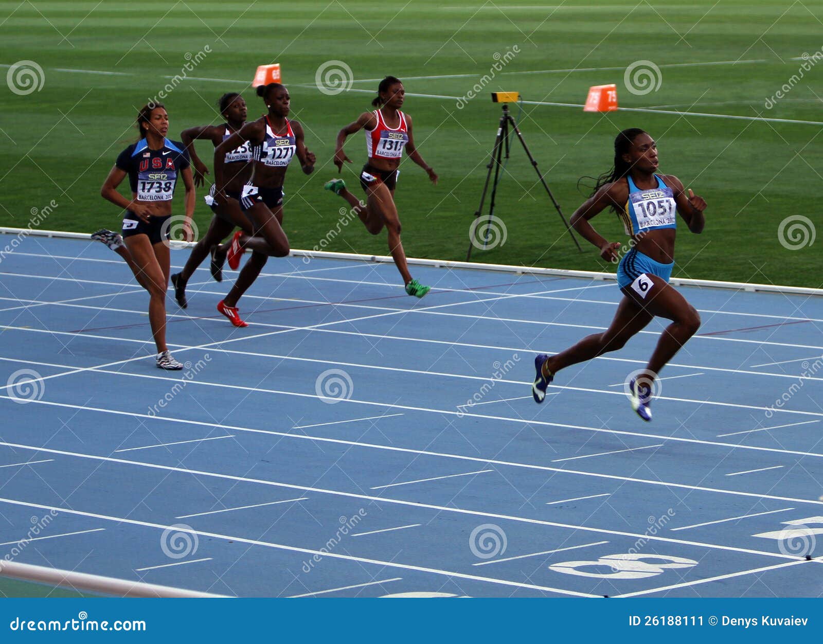 Athlets on the 200 Meters Final Editorial Photo - Image of championship ...