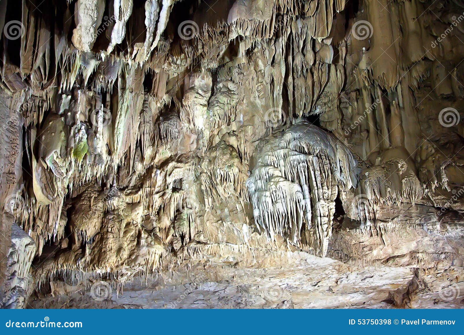 Athos karst cave stock photo. Image of darkness, illuminating - 53750398