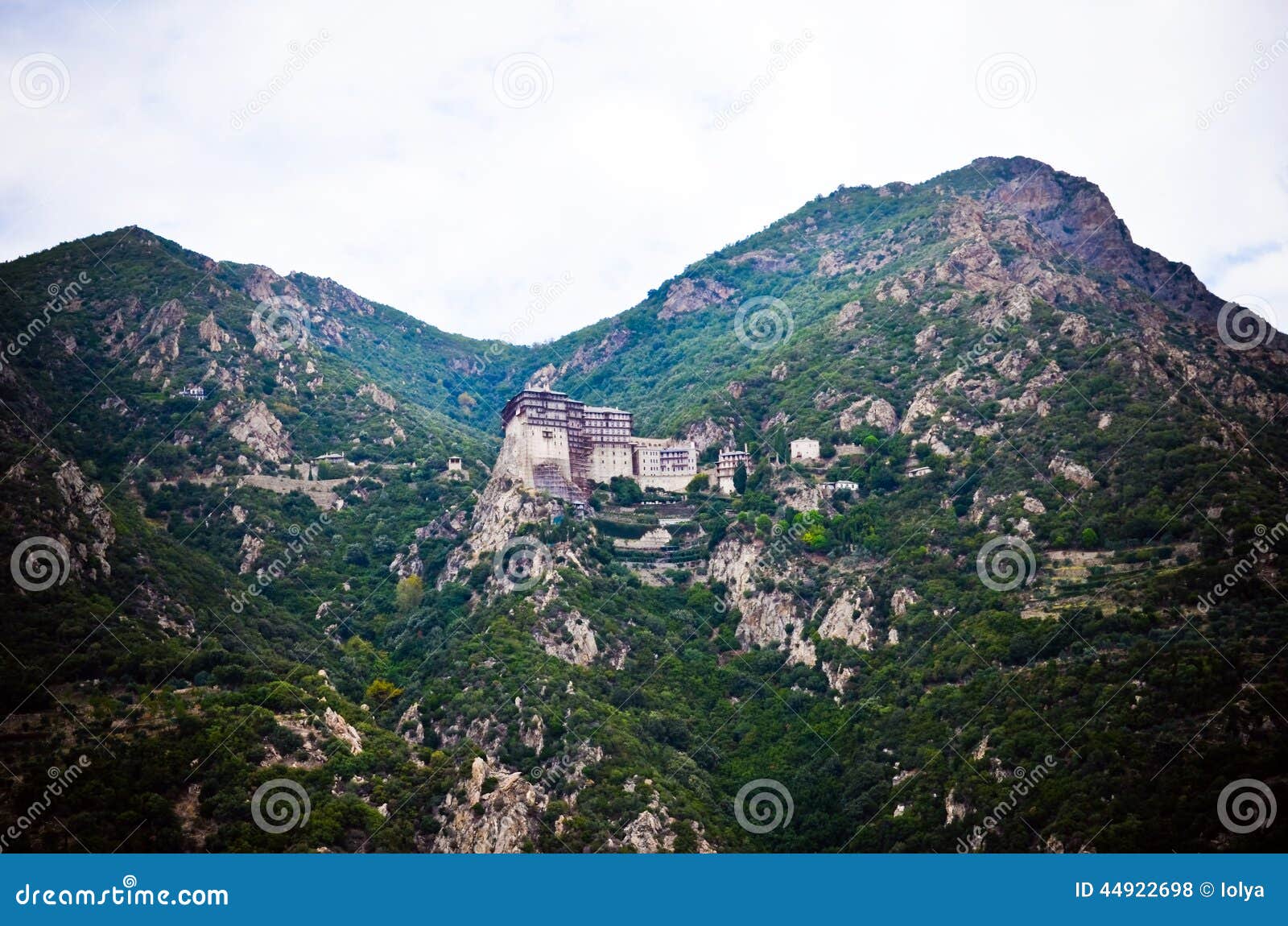 Athos monastery stock photo. Image of christ, greek, historic - 44922698