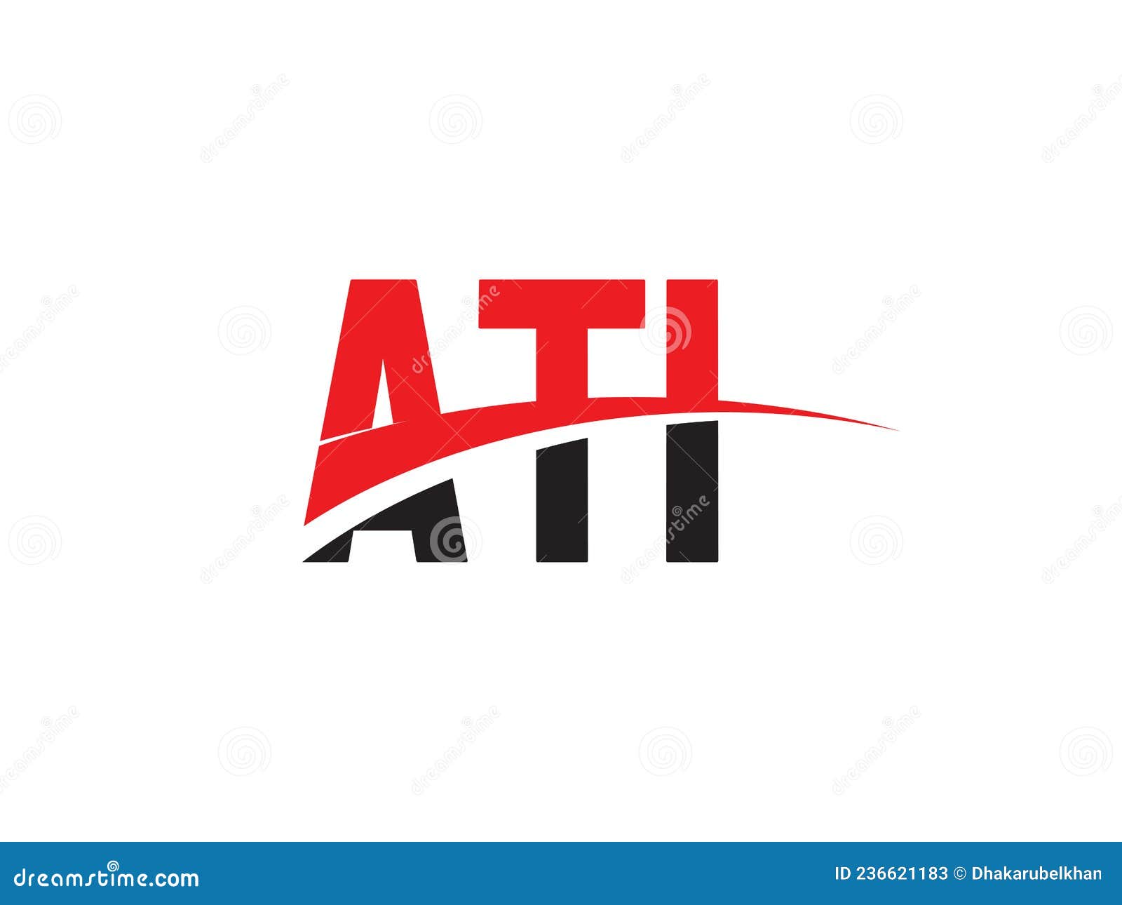 ATI Letter Initial Logo Design Vector Illustration Stock Vector ...