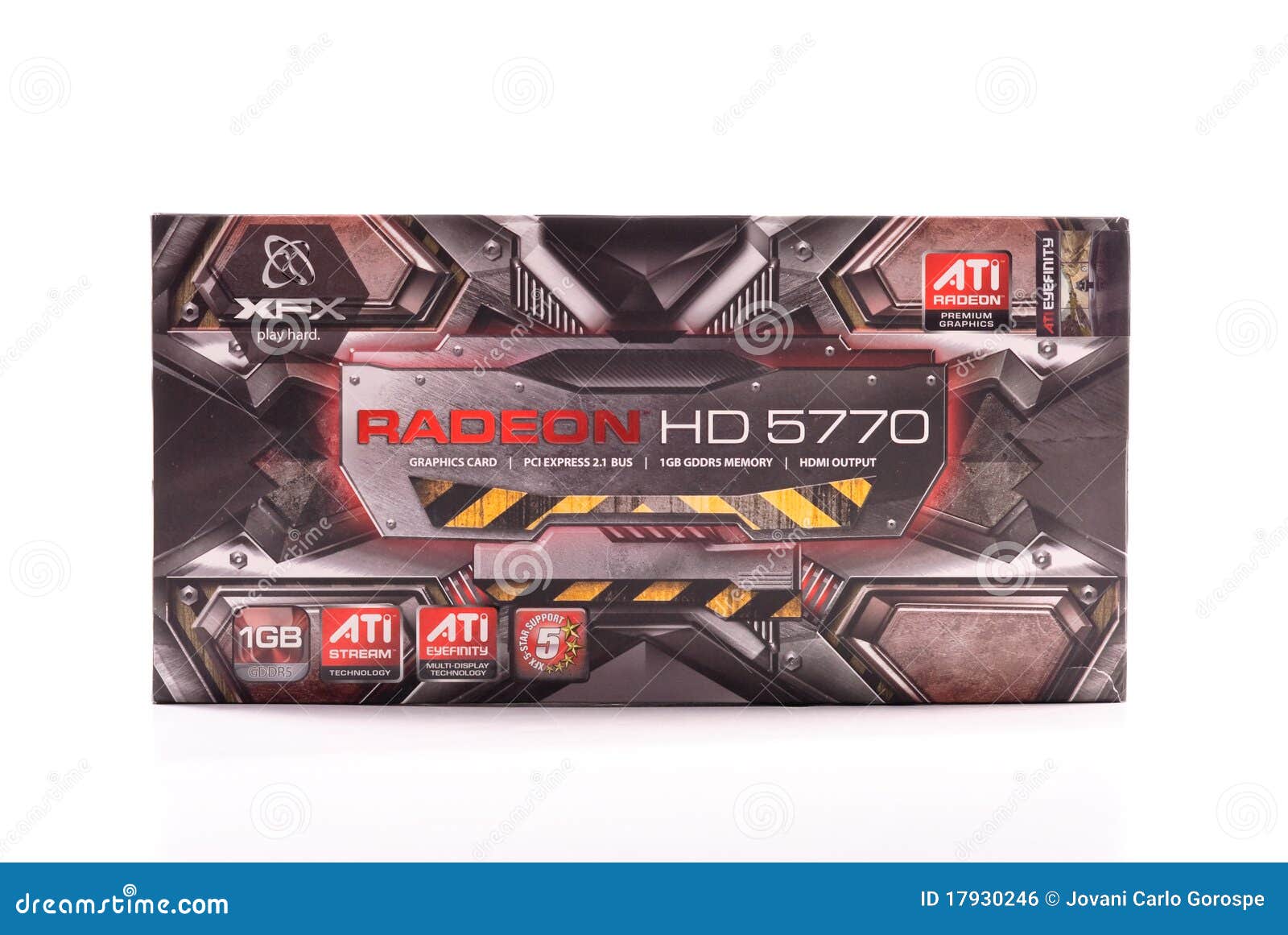 ATI Radeon Graphics Card editorial photo. Image of computer - 17930246