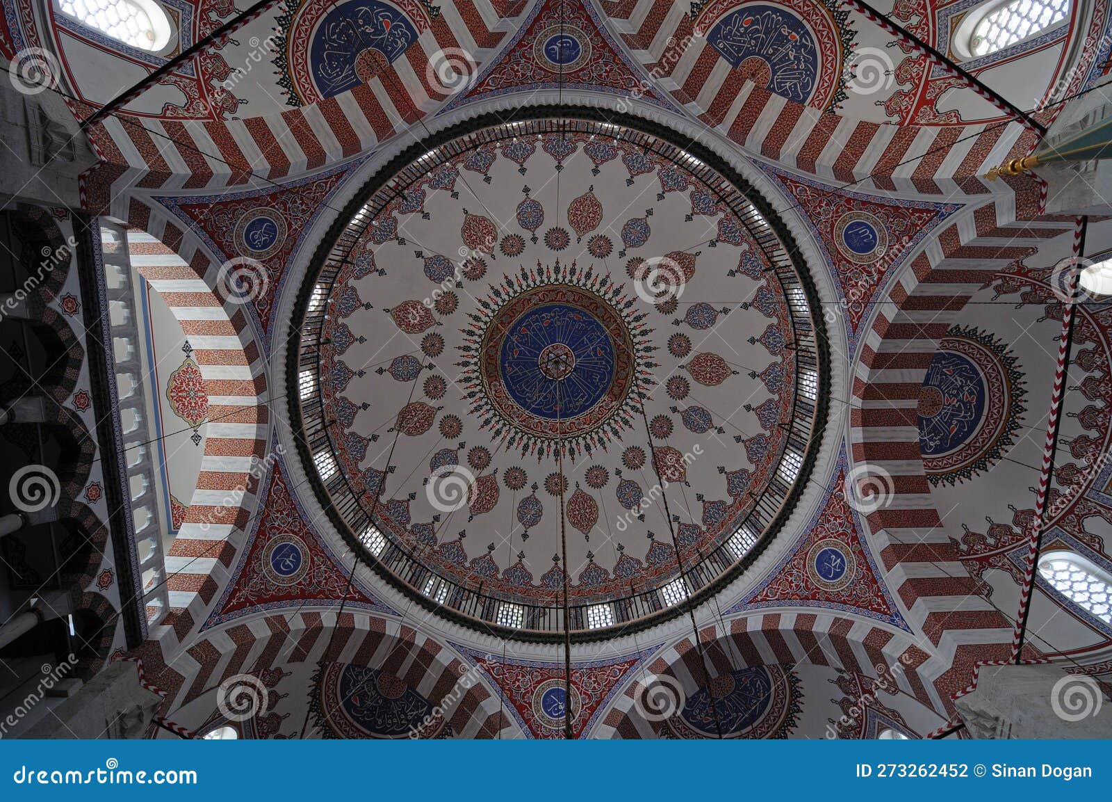 Atik Valide Mosque and Complex Stock Photo - Image of 16th, located ...