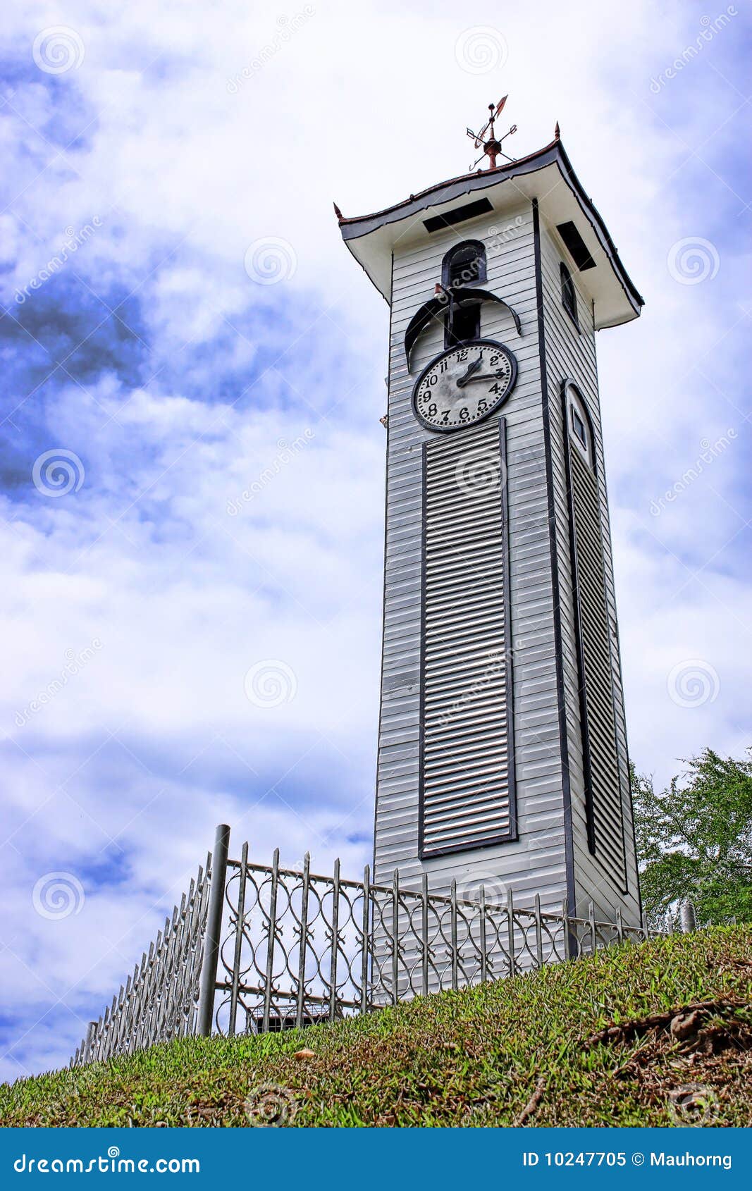 Atkinson Clock Tower stock image. Image of landmark, high - 10247705
