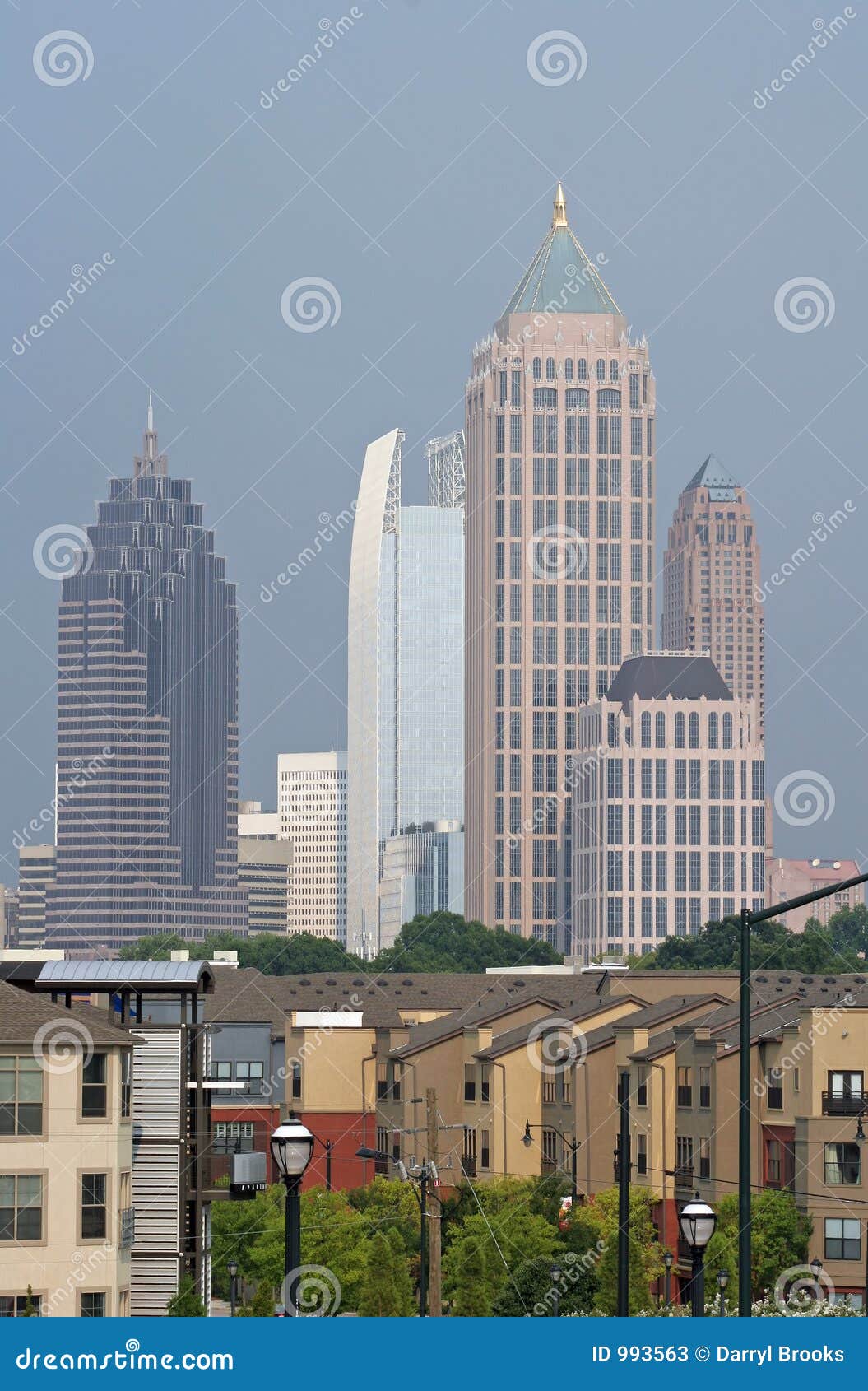 Atlanta 1 stock image. Image of city, tower, atlanta, offices - 993563