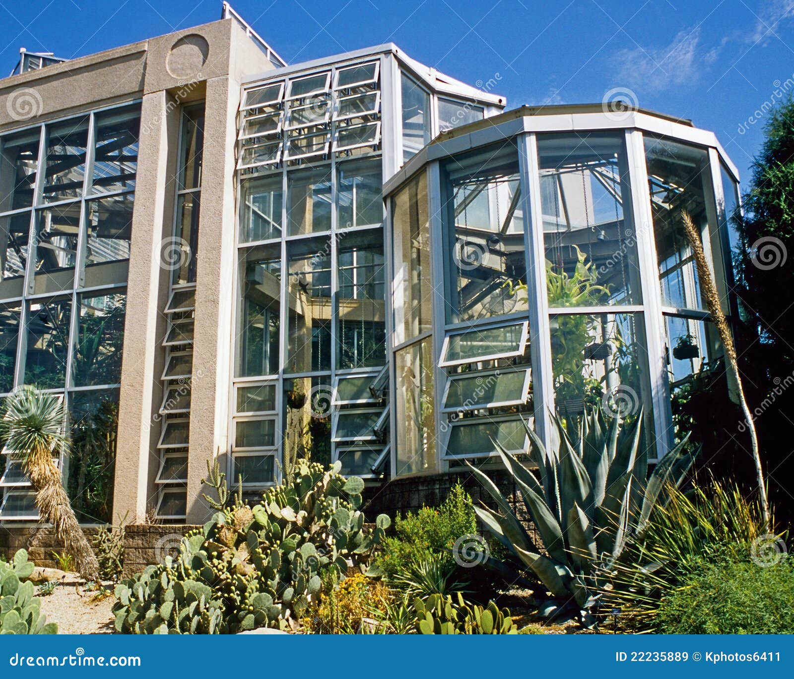 Atlanta Botanical Garden Conservatory Stock Image - Image of ...