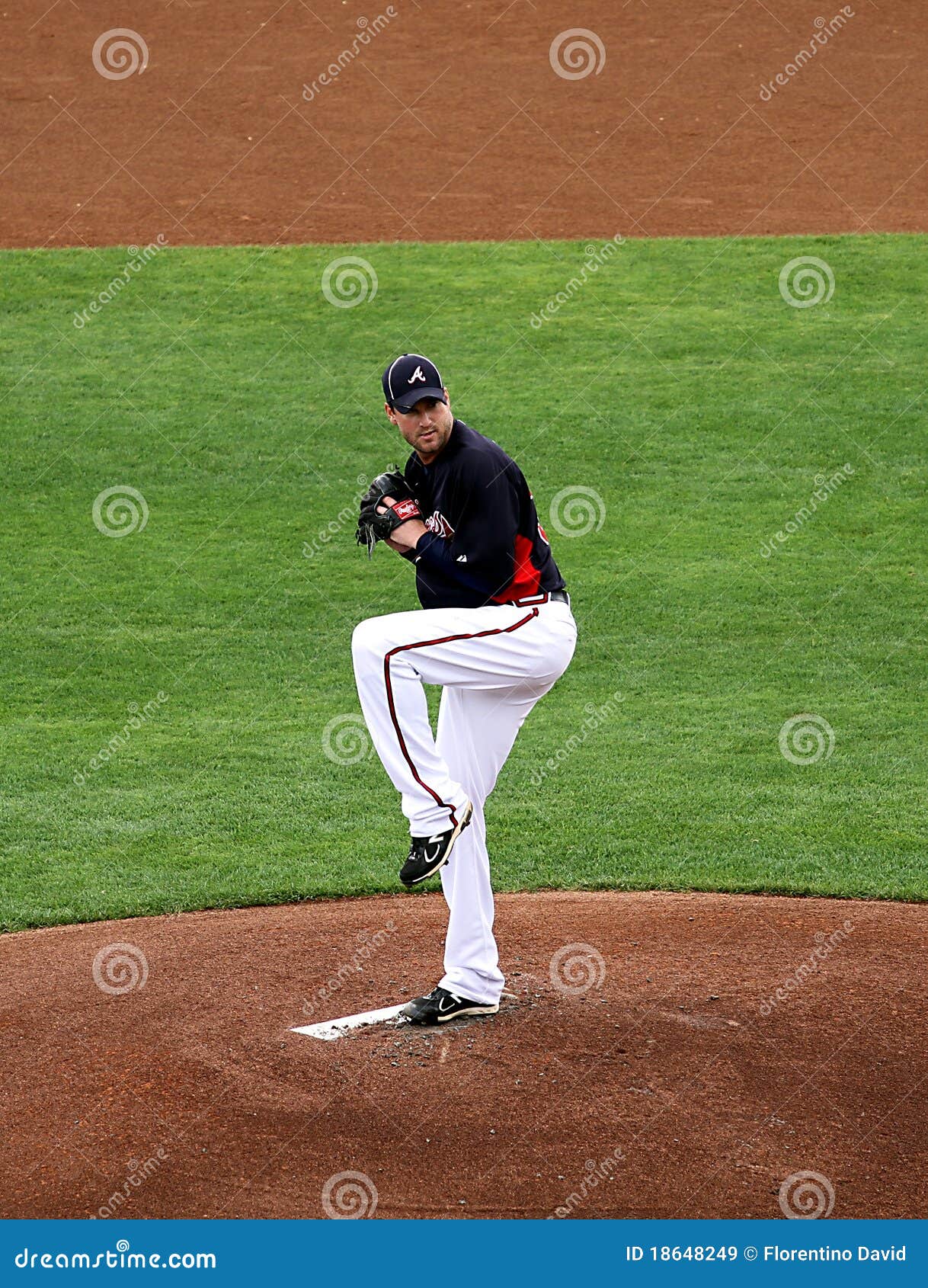 Atlanta Braves Pitcher Derek Lowe Editorial Stock Image - Image of ...