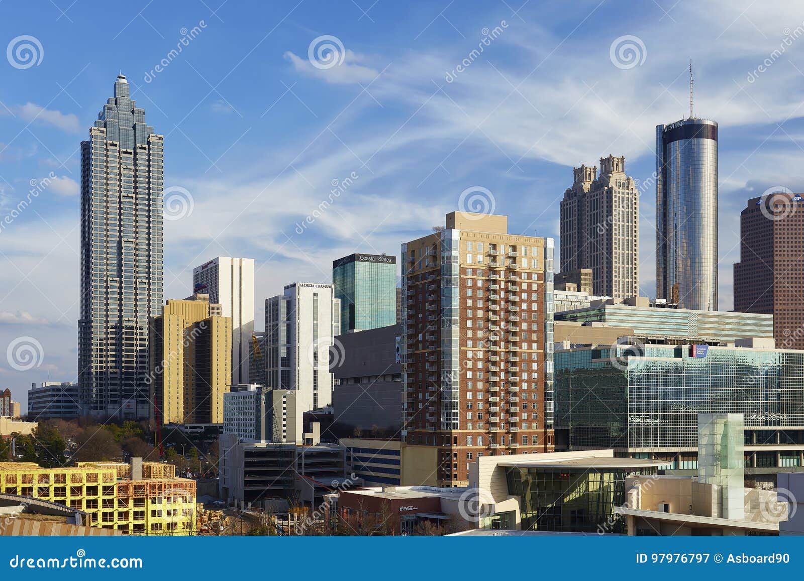 Atlanta Del Centro, Georgia Fotografia Editoriale - Immagine di ...