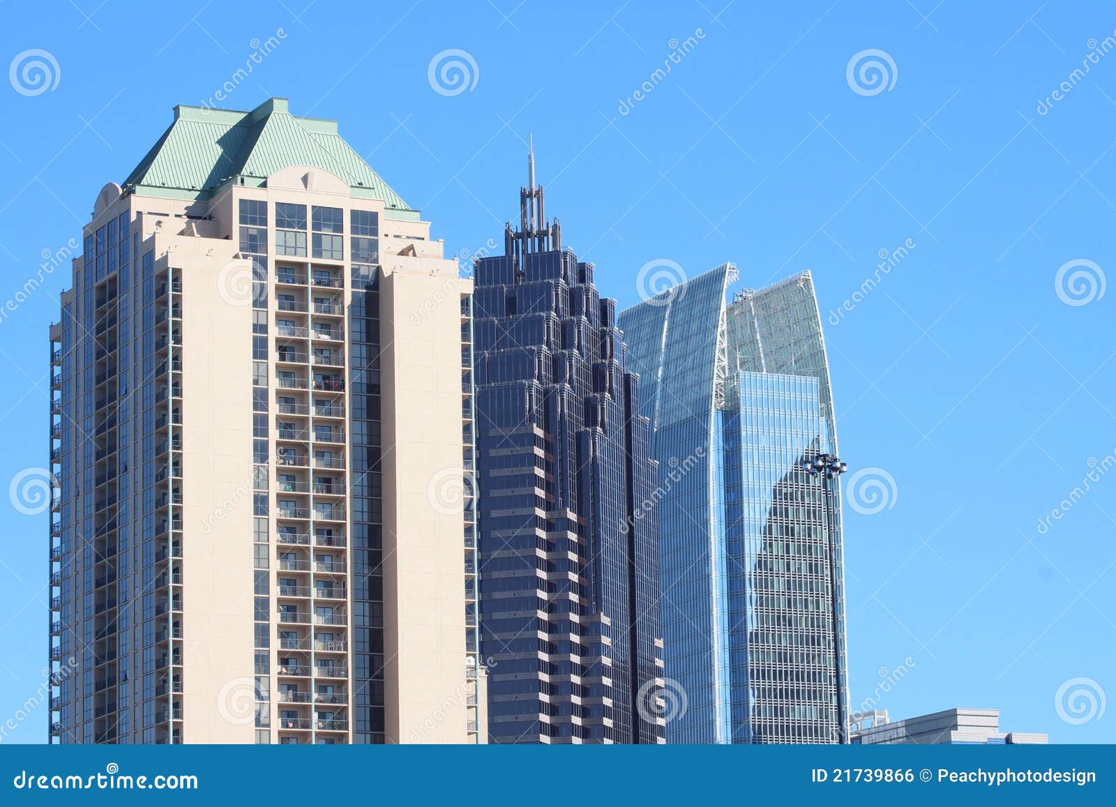 Atlanta Downtown stock photo. Image of yellow, mortgage - 21739866