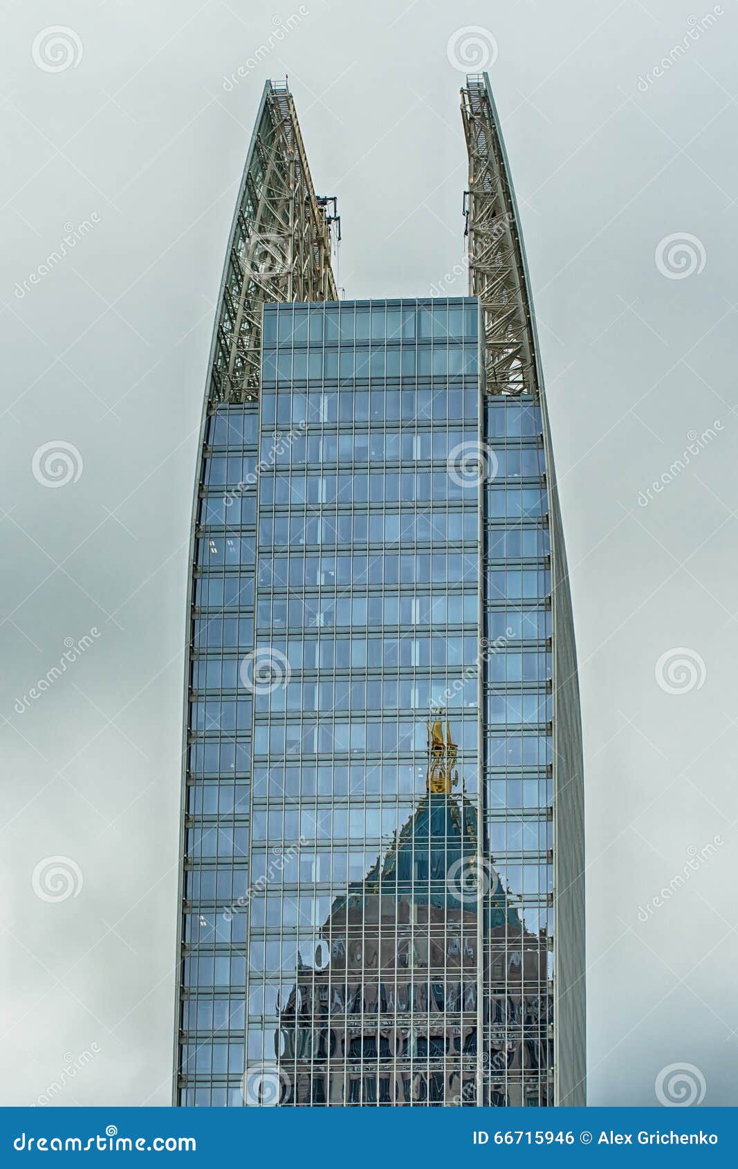 Atlanta Downtown Skyline Scenes in January on Cloudy Day Stock Photo ...