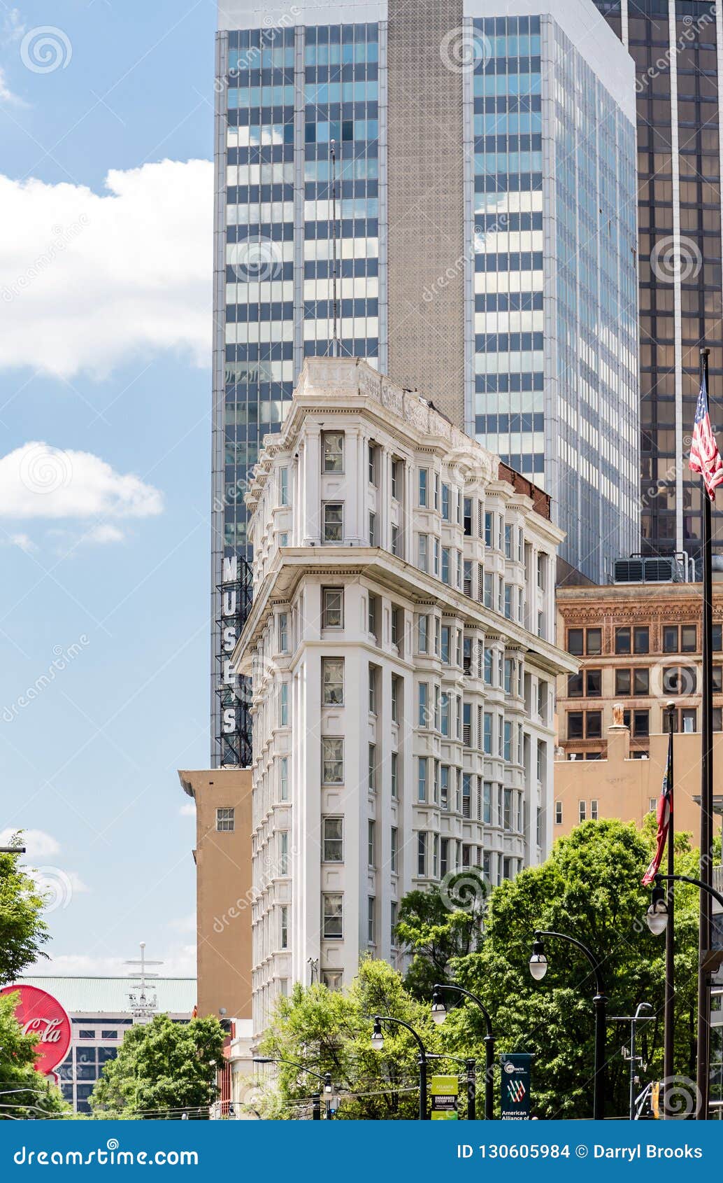 Atlanta Flatiron Building editorial stock image. Image of stone - 130605984