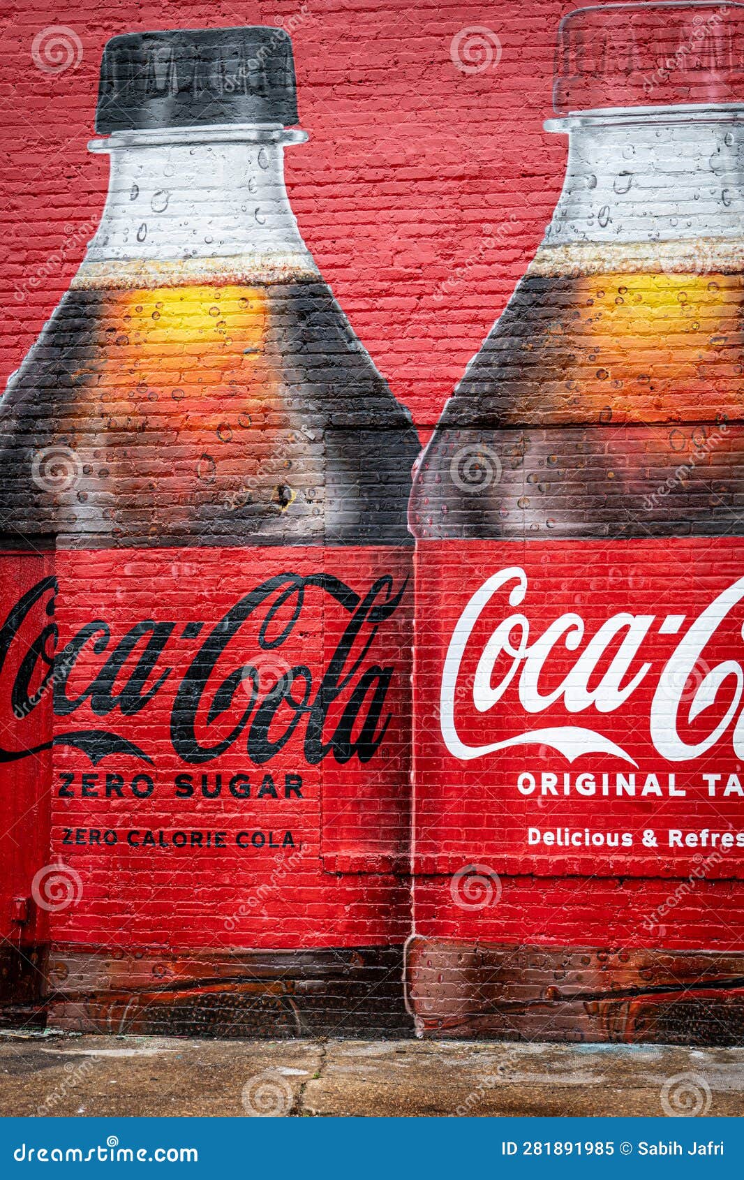 Atlanta, GA - 6-3-2023: Coca-Cola and Coke Zero Mural Editorial Image ...