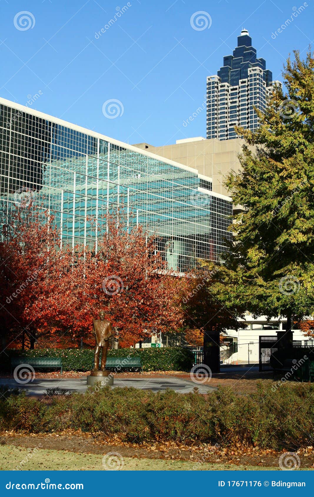 Atlanta, Georgia in Autumn stock photo. Image of america - 17671176