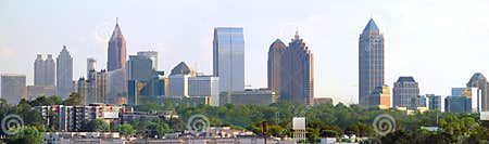 Atlanta Georgia Panoramic stock photo. Image of panorama - 24614840