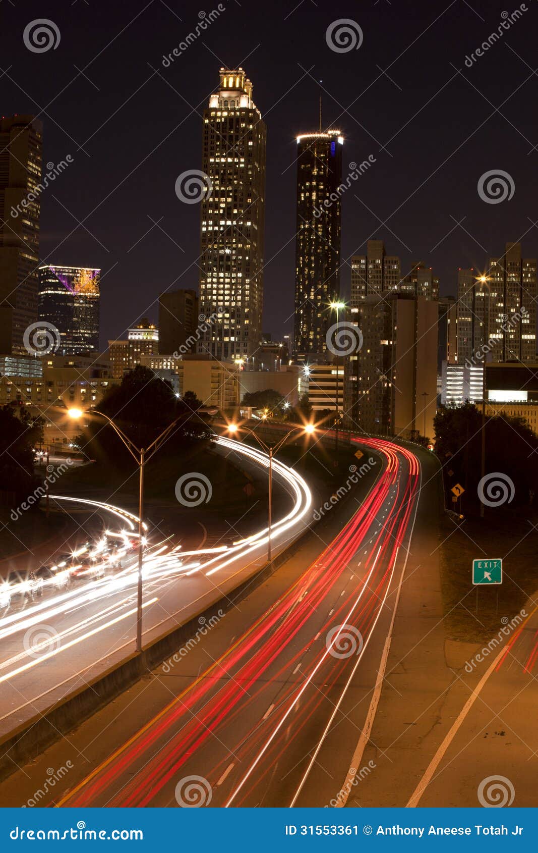 Atlanta Georgis Commute stock image. Image of time, turn - 31553361
