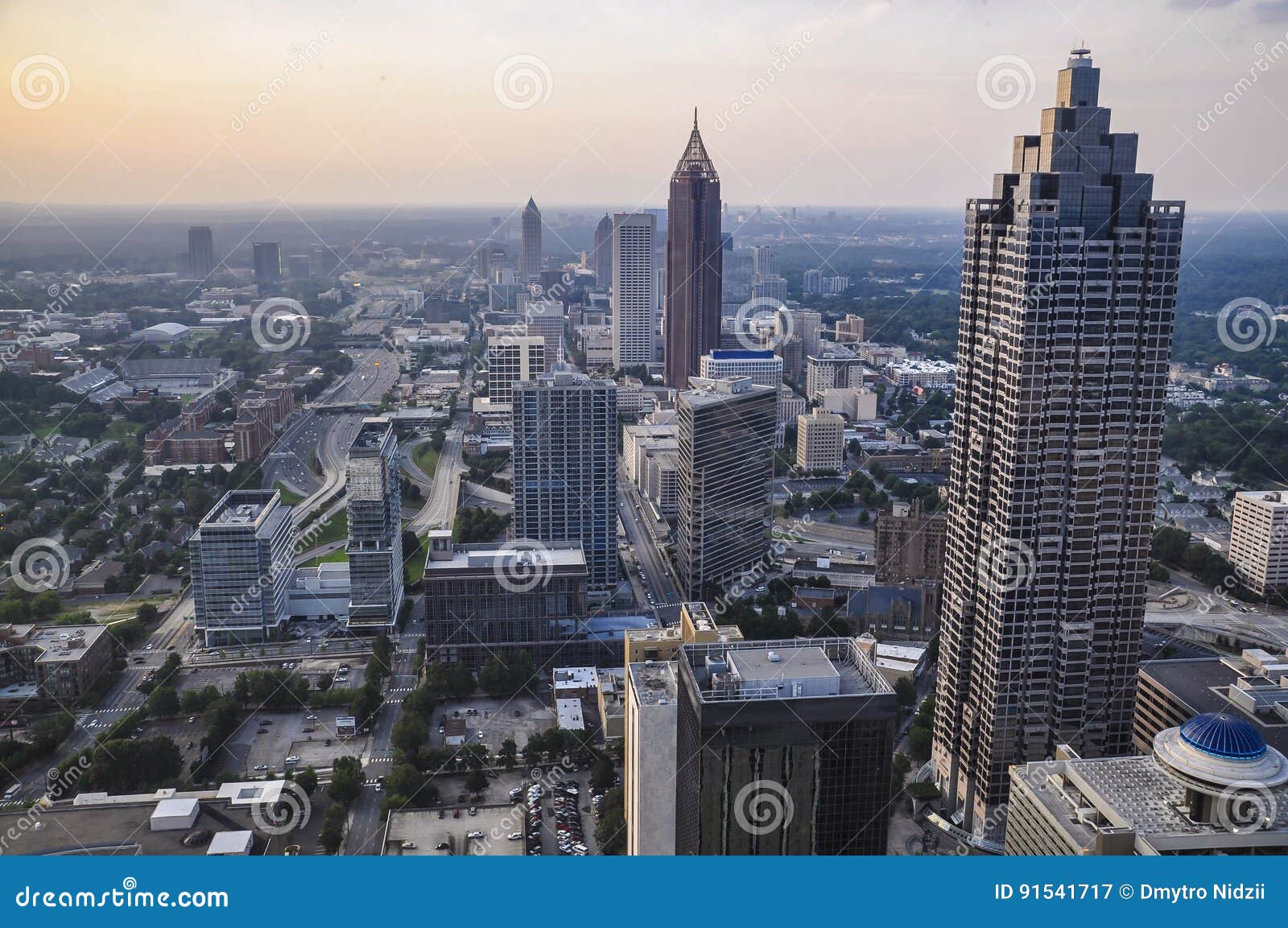 Atlanta Skyline stock image. Image of cityscape, building - 91541717