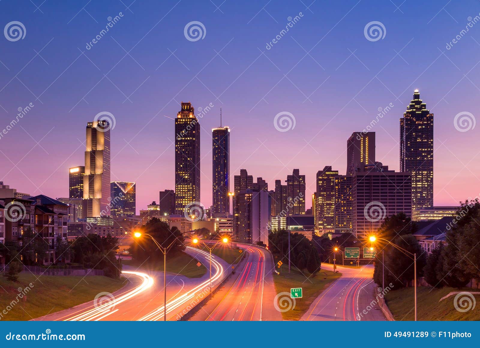 Atlanta Skyline Structure Royalty-Free Stock Photo | CartoonDealer.com ...