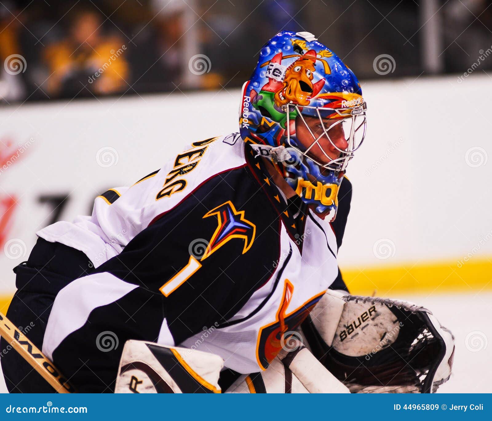 Atlanta Thrashers Goalie Johan Hedberg #1. Editorial Stock Image ...