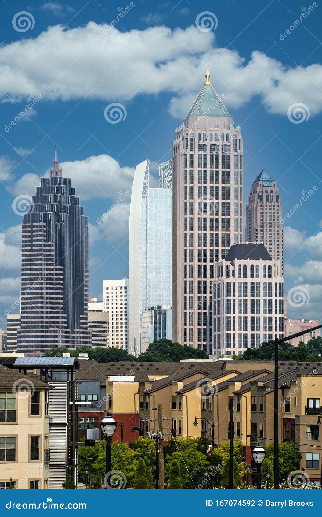 Atlanta Towers Beyond Condos Foto de Stock - Imagem de atlanta ...
