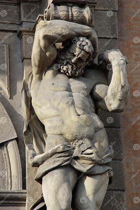 Atlante statue stock photo. Image of fatigue, facade, atlante - 1685676