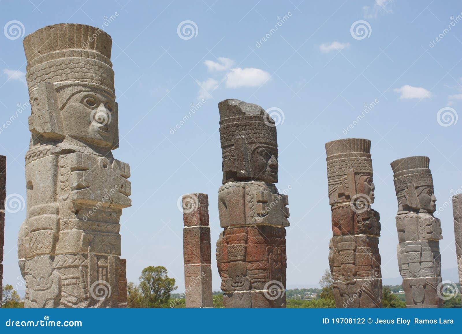 Atlantes Toltecas in Tula Hidalgo Mexico I Stock Photo - Image of mayan ...