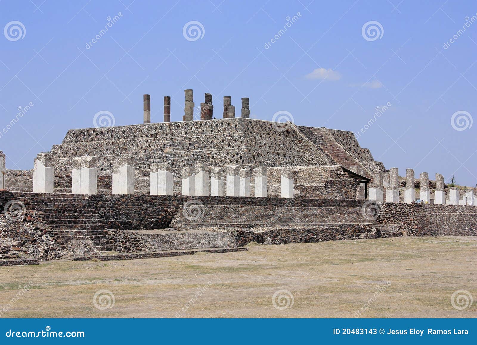 Atlantes Toltecas in Tula Hidalgo II Stock Image - Image of pillar ...