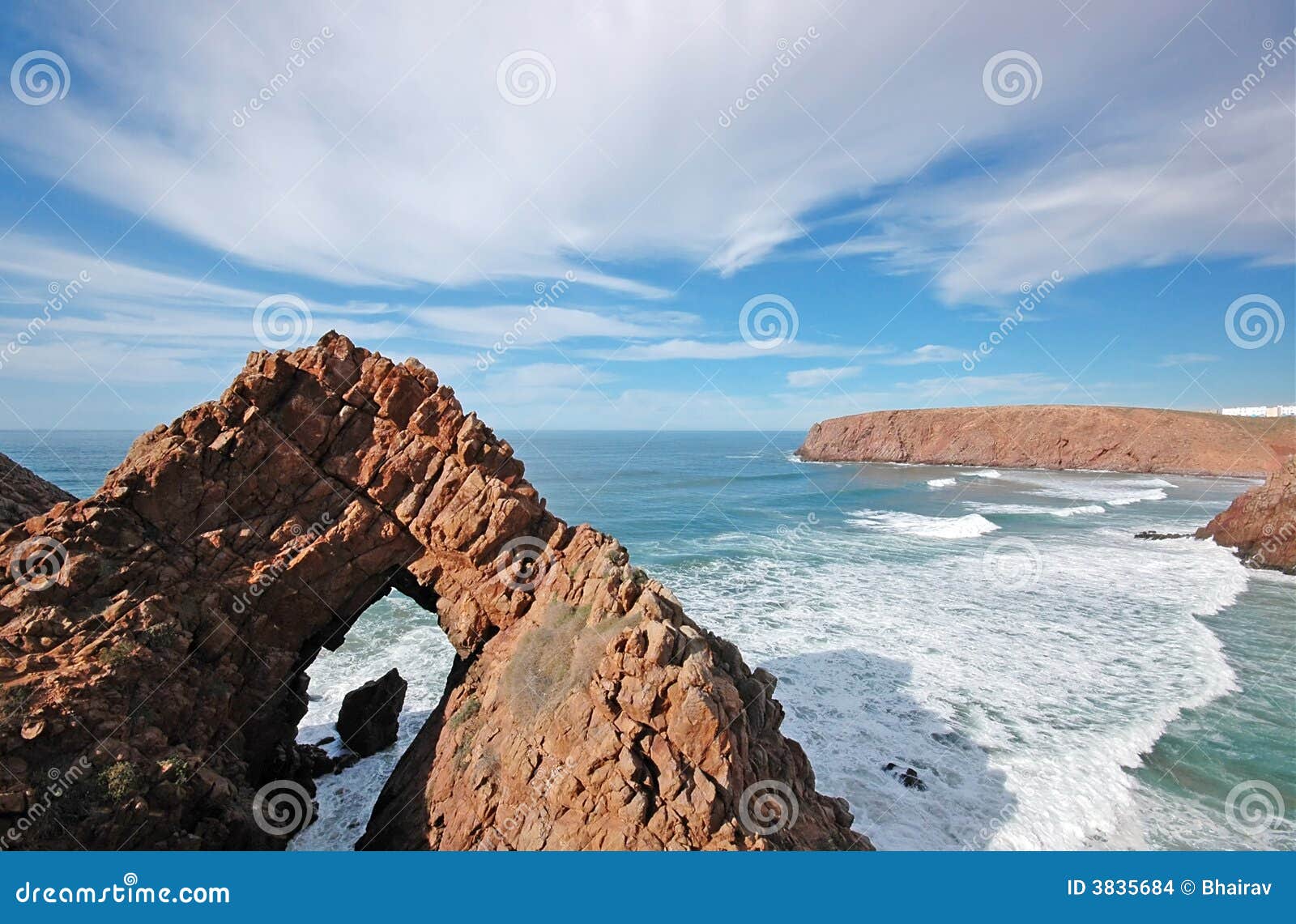 Atlantic coast. Africa stock photo. Image of cloudscape - 3835684
