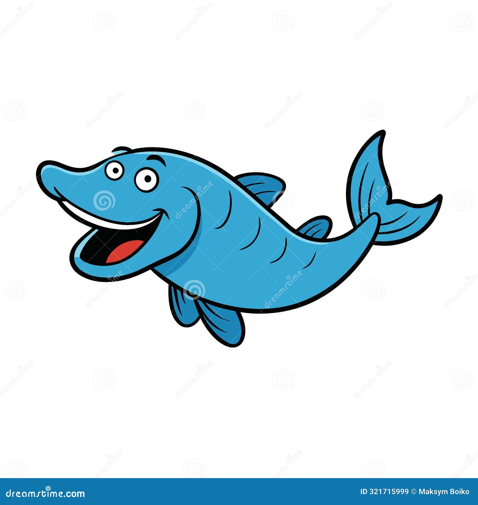 Atlantic Cod Fish Reading Icon Vector Illustration Stock Vector ...
