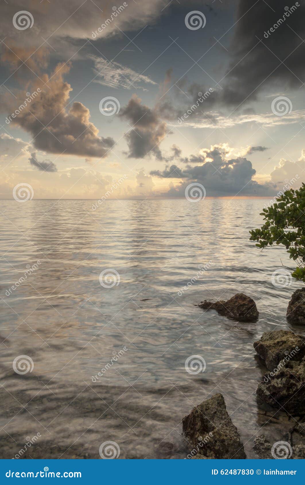 Atlantic Dawn at Key Largo stock photo. Image of point - 62487830