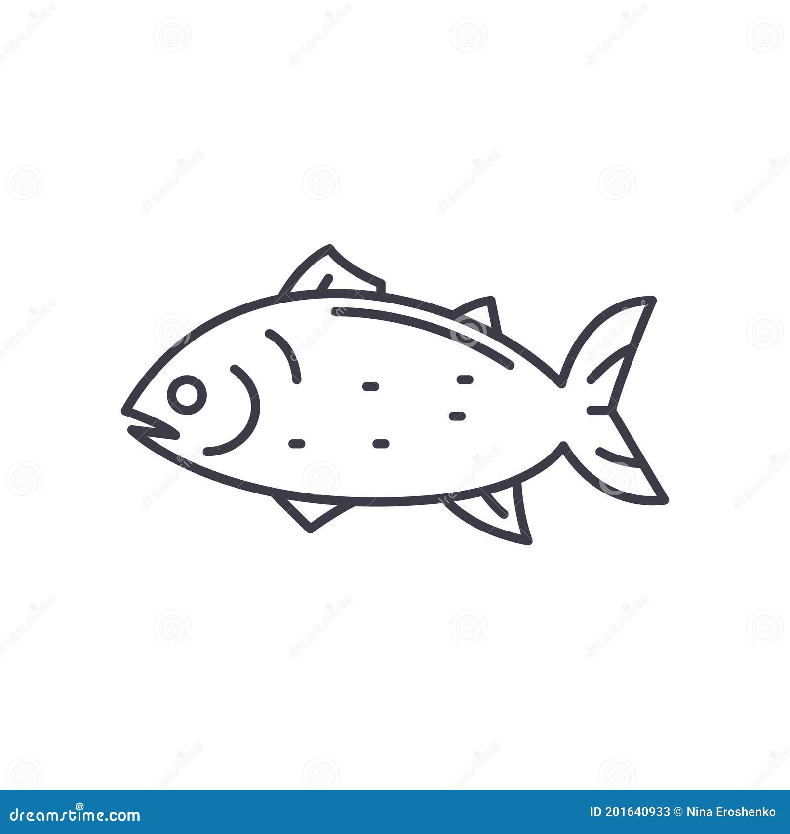 Atlantic Cod Fish Vector Illustration Silhouette | CartoonDealer.com ...