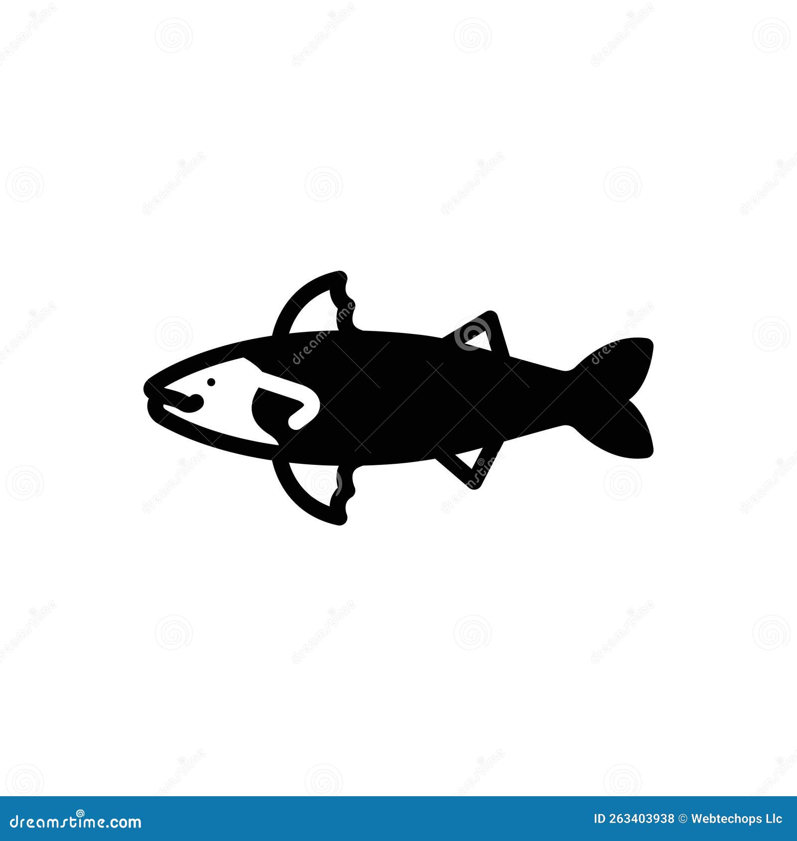 Atlantic Cod Fish Drawing Vector Illustration | CartoonDealer.com #85655126