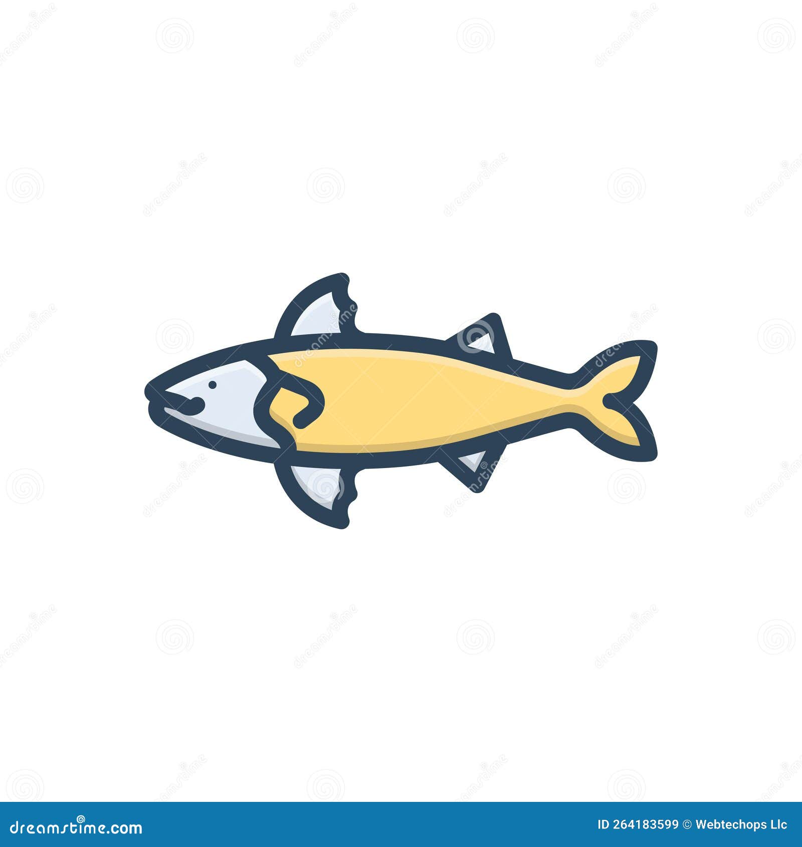 Atlantic Cod Fish Drawing Vector Illustration | CartoonDealer.com #85655126