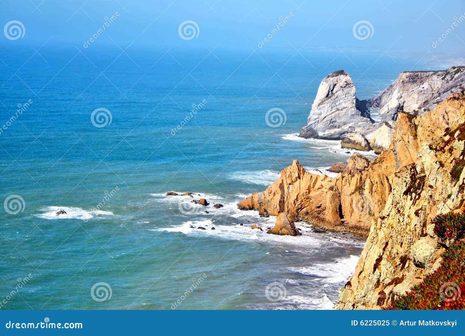 Atlantic ocean. stock image. Image of panoramic, land - 6225025