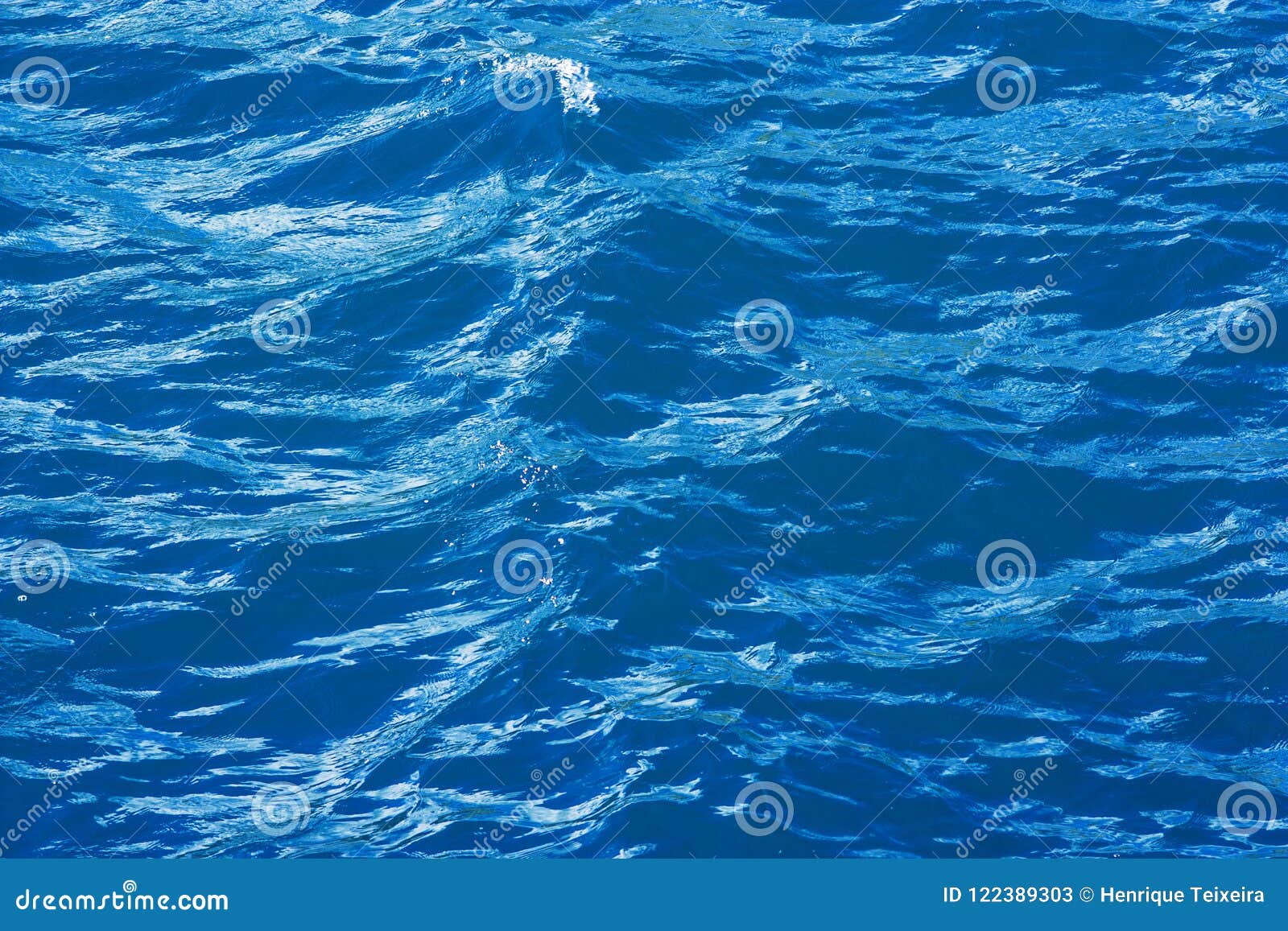 Deep Blue Sea Closeup stock image. Image of background - 122389303