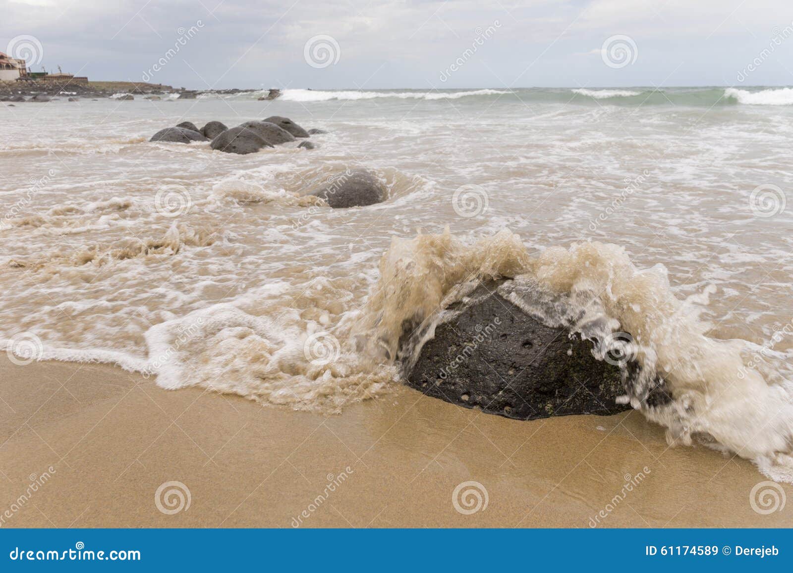 Atlantic Ocean Waves stock image. Image of scenic, senegal - 61174589