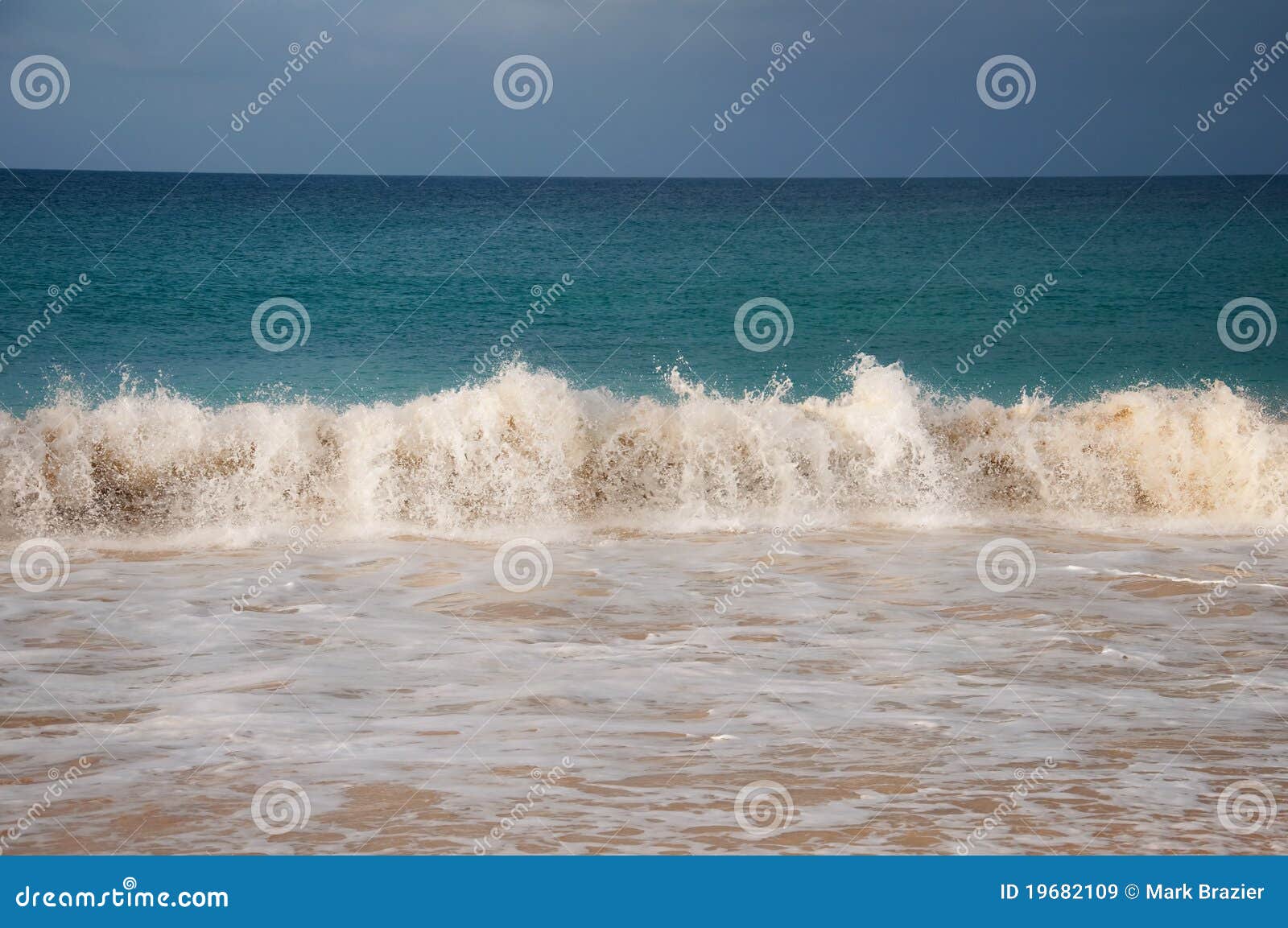 Atlantic Rollers Break On Beach Picture. Image: 19682109