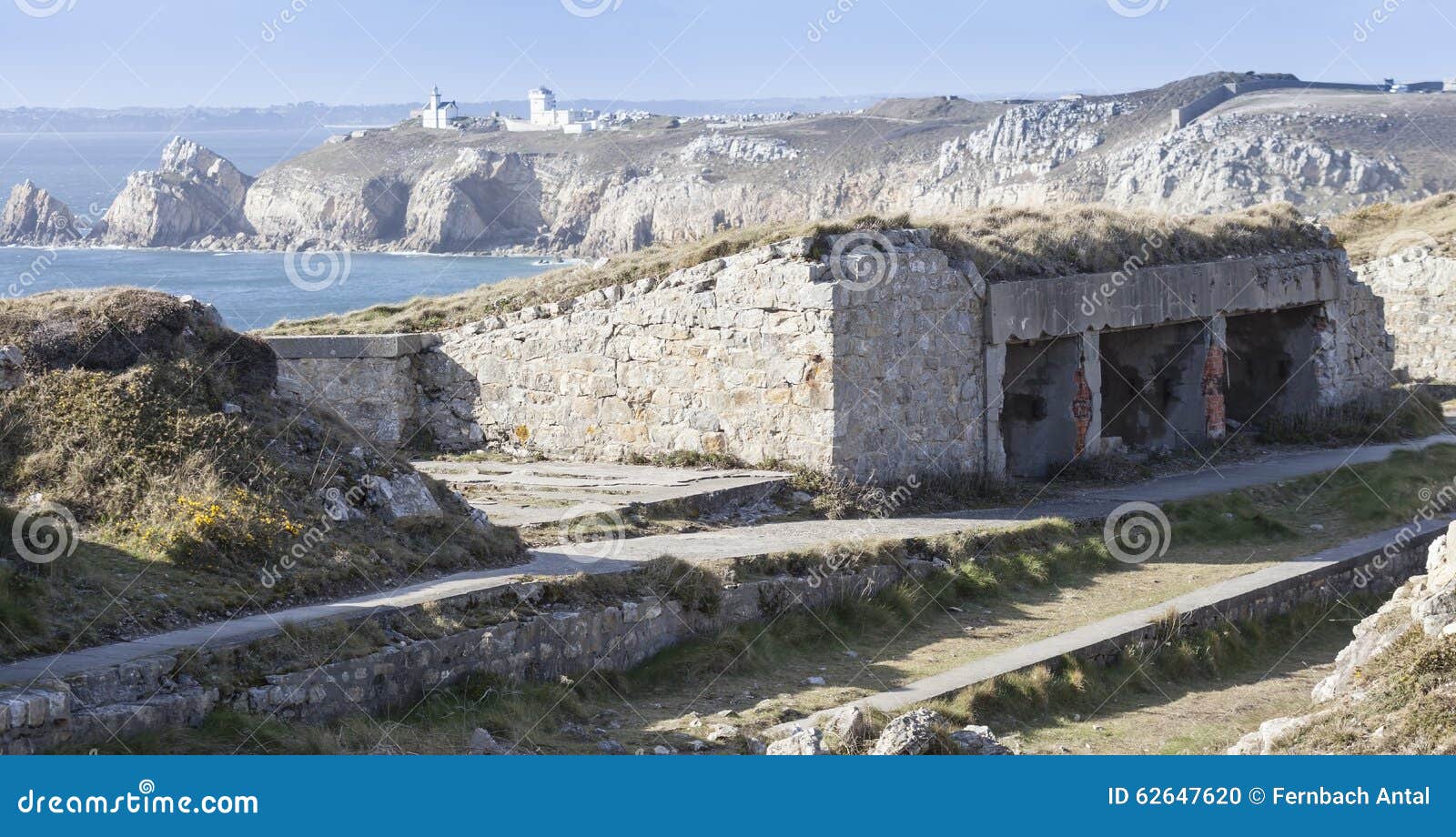 The atlantic wall stock photo. Image of gate, bunker - 62647620