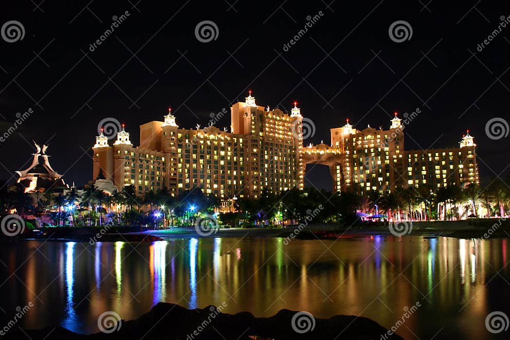 Atlantis stock photo. Image of lagoon, palm, vacation - 3781720